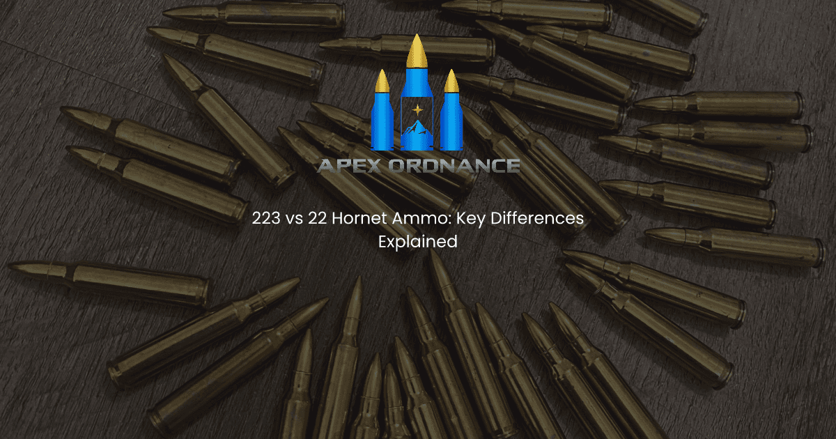 223 vs 22 Hornet Ammo: Key Differences Explained