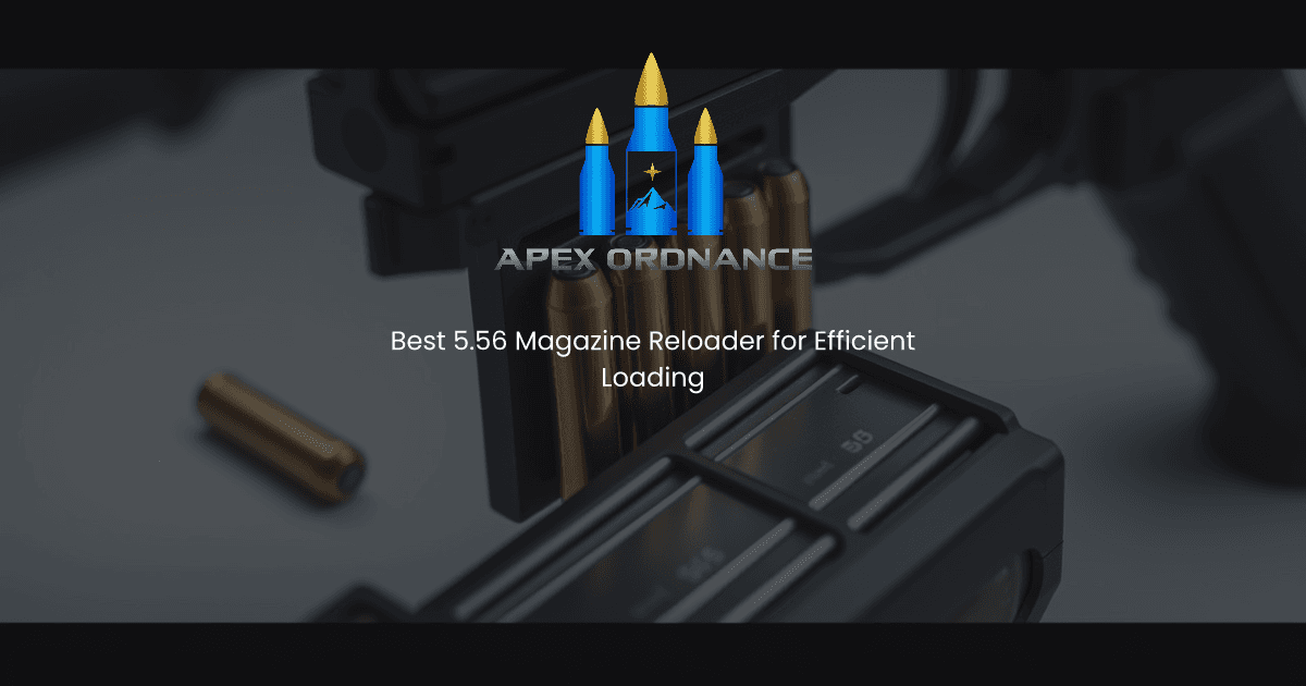 Best 5.56 Magazine Reloader for Efficient Loading