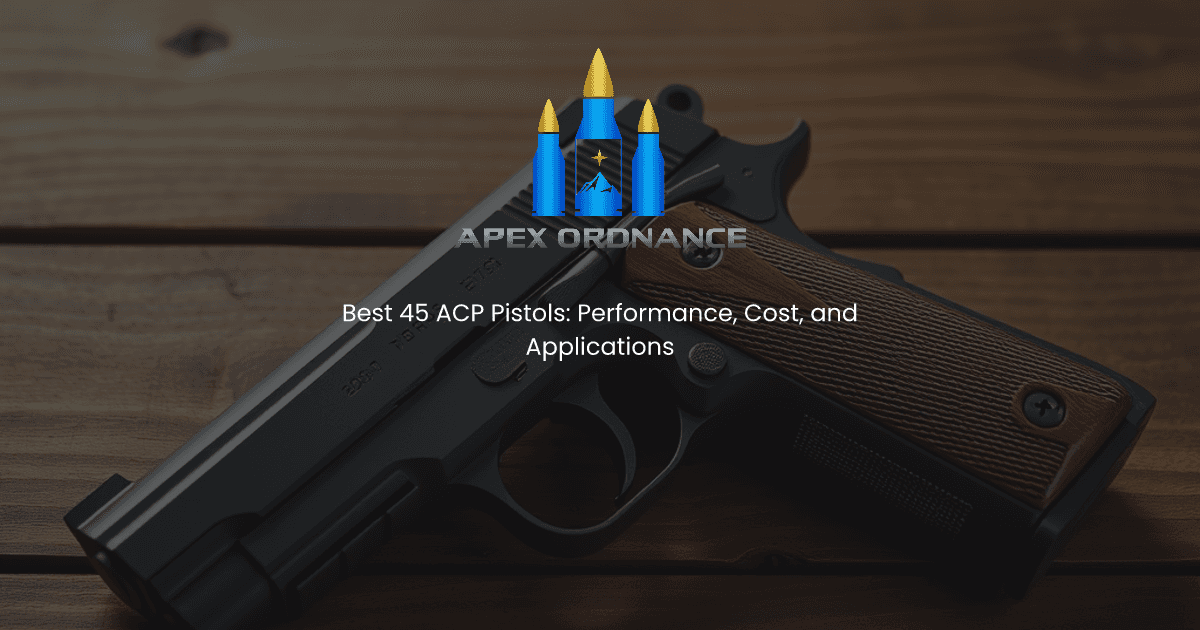 Best 45 ACP Pistols: Performance, Cost, and Applications